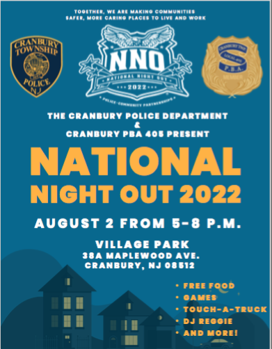 National Night Out 2022 | Cranbury PBA 405